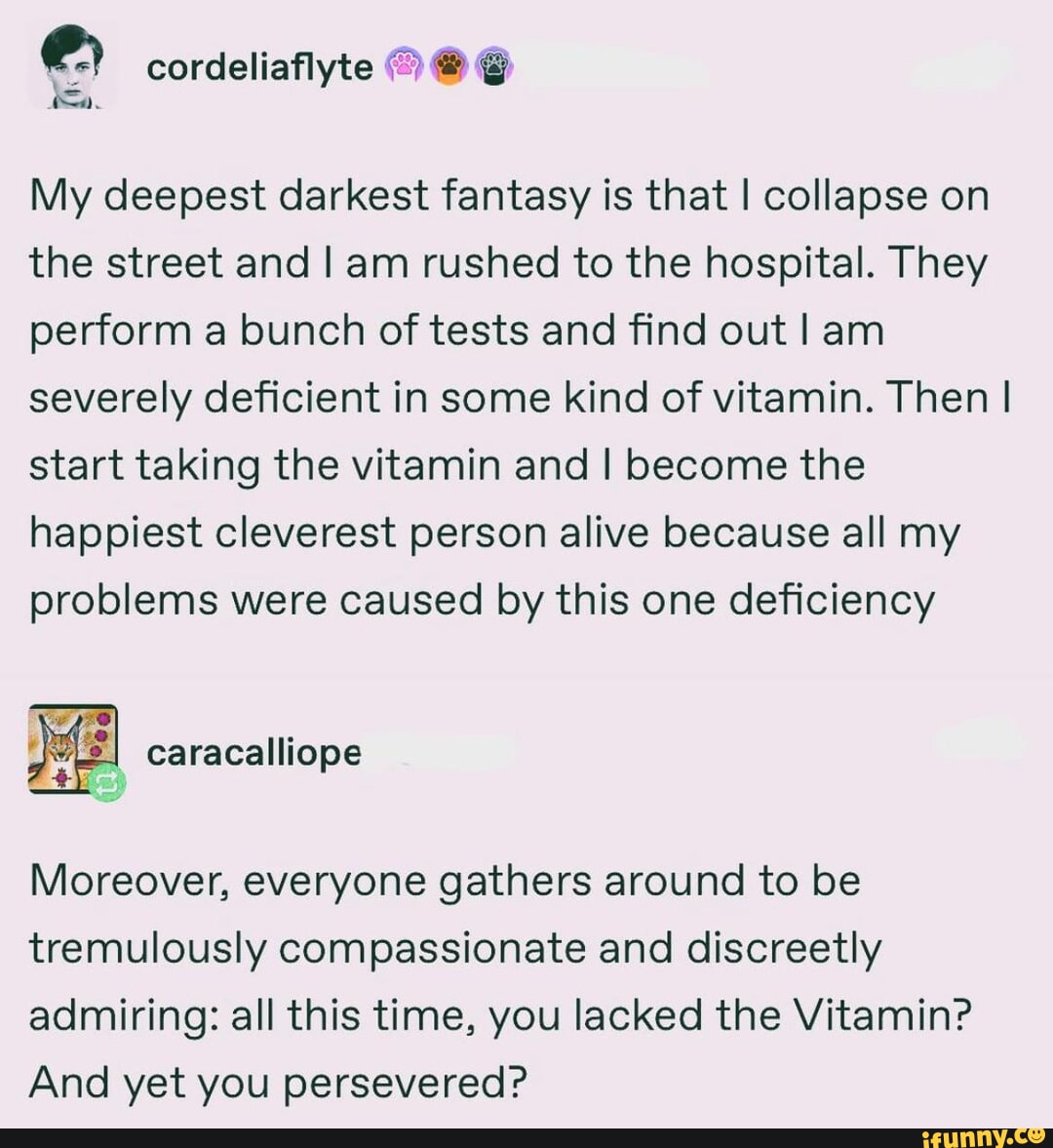 Vitamin deficiency - Vitamin deficiency My deepest darkest fantasy is ...