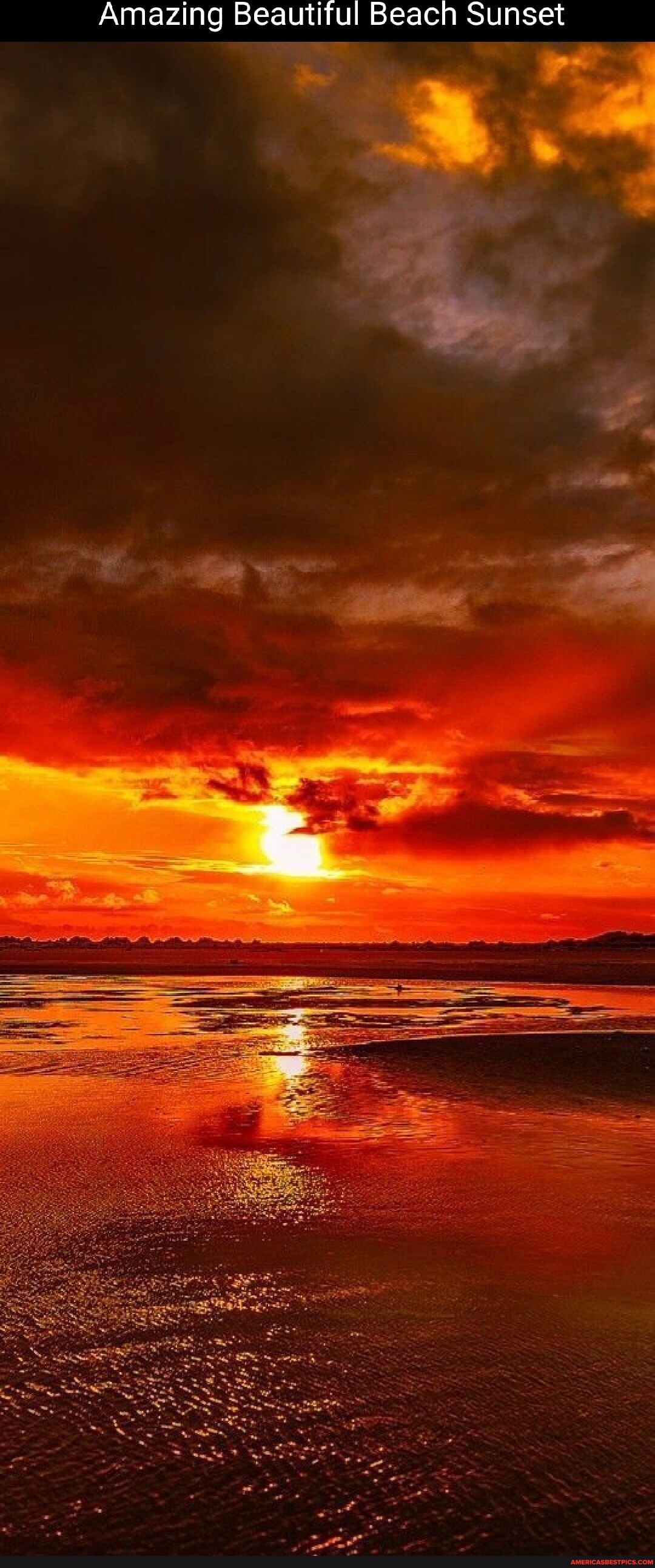 Amazing Beautiful Beach Sunset - America’s best pics and videos