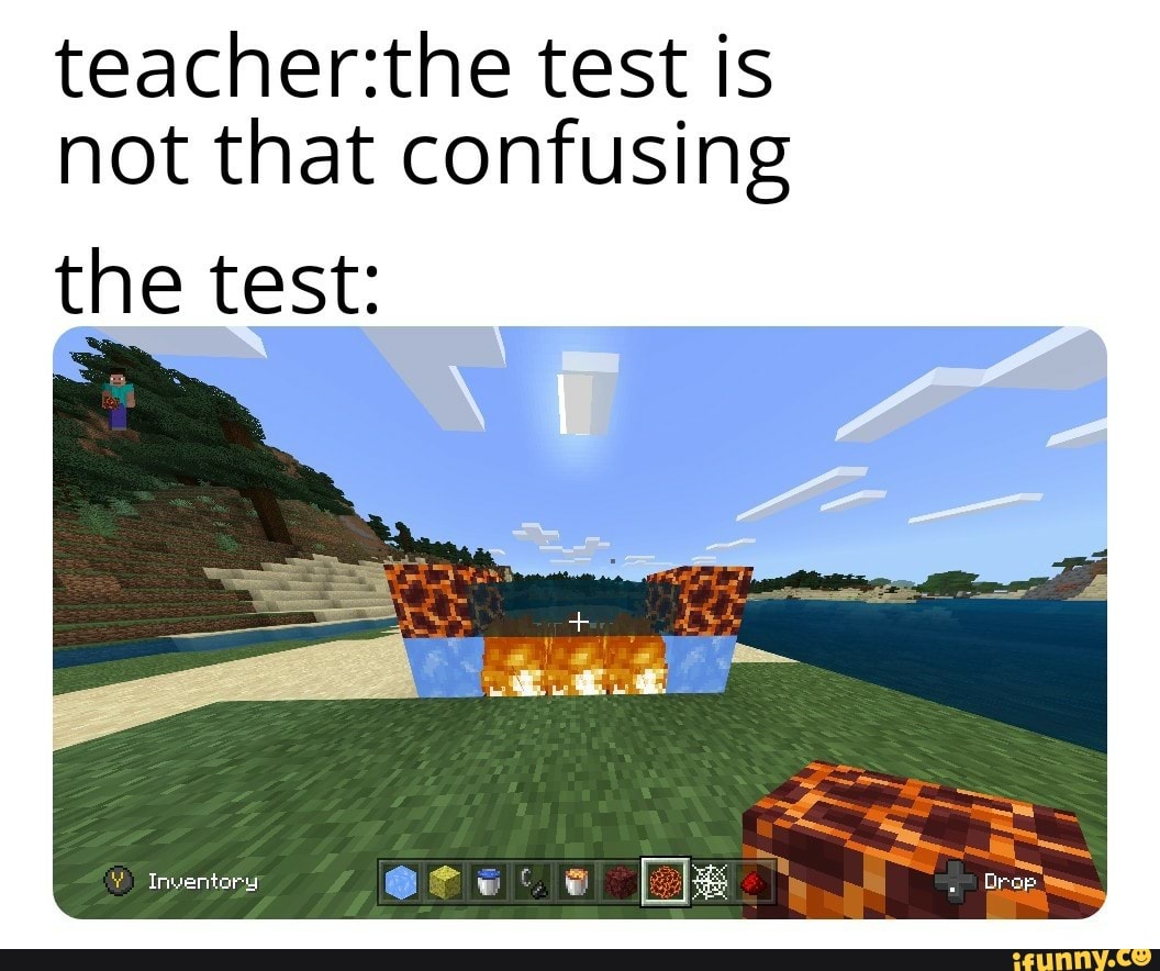 Teacher:the test is not that confusing the test: - iFunny