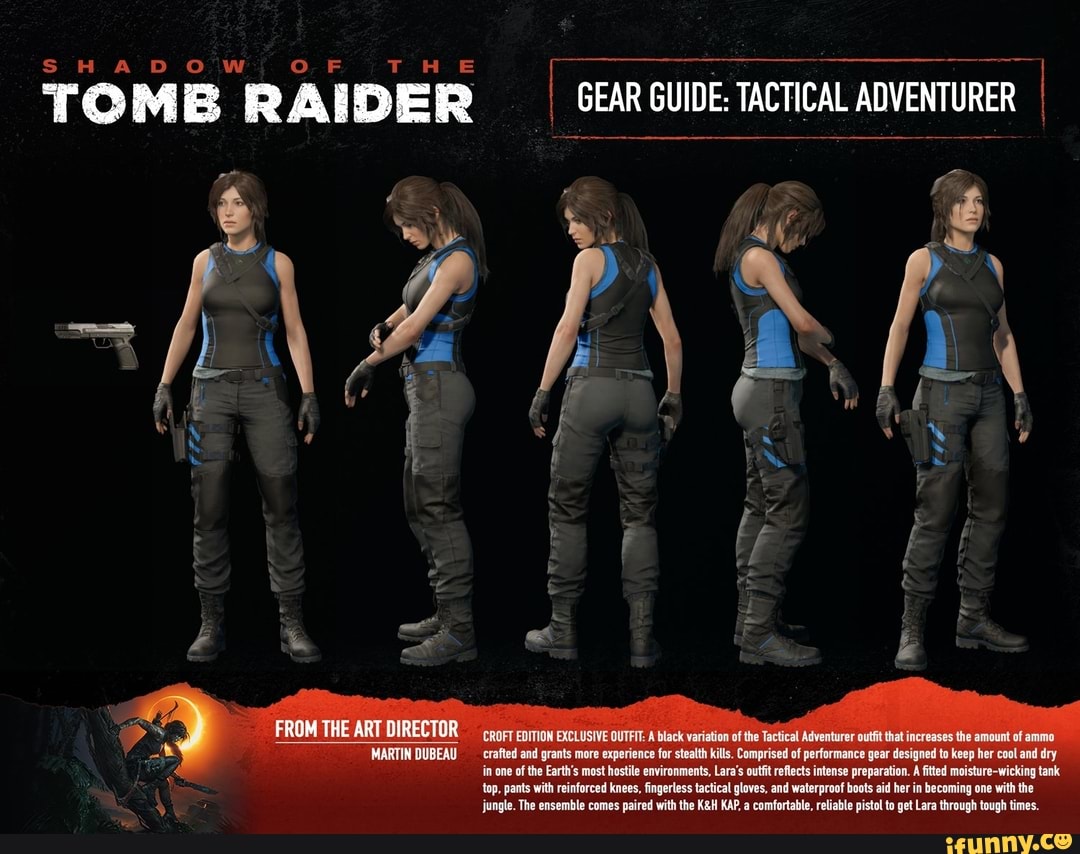 TOMB SHA DO RAIDER TH _ GEAR GUIDE: TACTICAL ADVENTURER I FROM THE ART ...