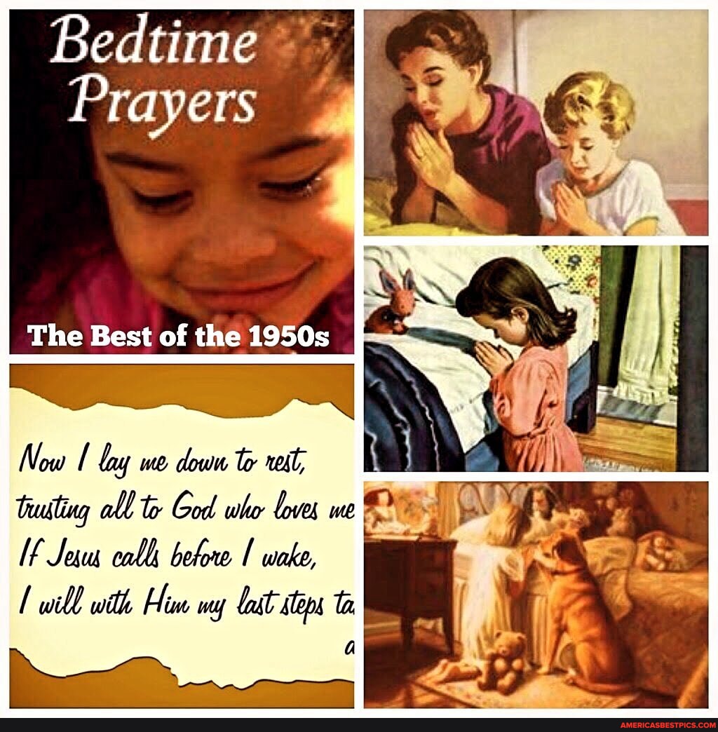 N/A - Prayers The Best of the 1950s Now I lay we down to ret, tiutting ...