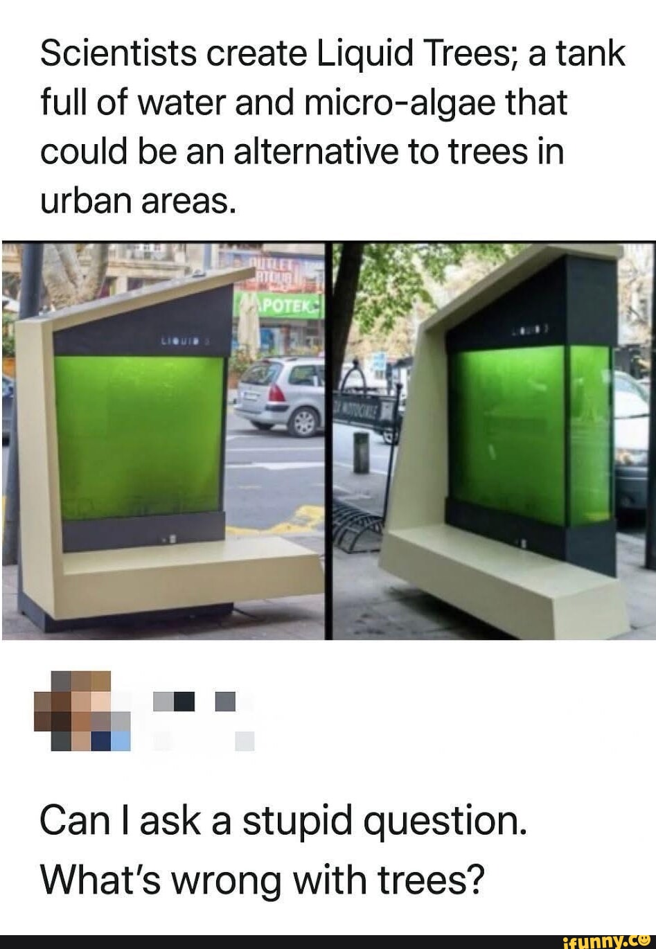 Scientists create Liquid Trees; a tank full of water and micro-algae ...