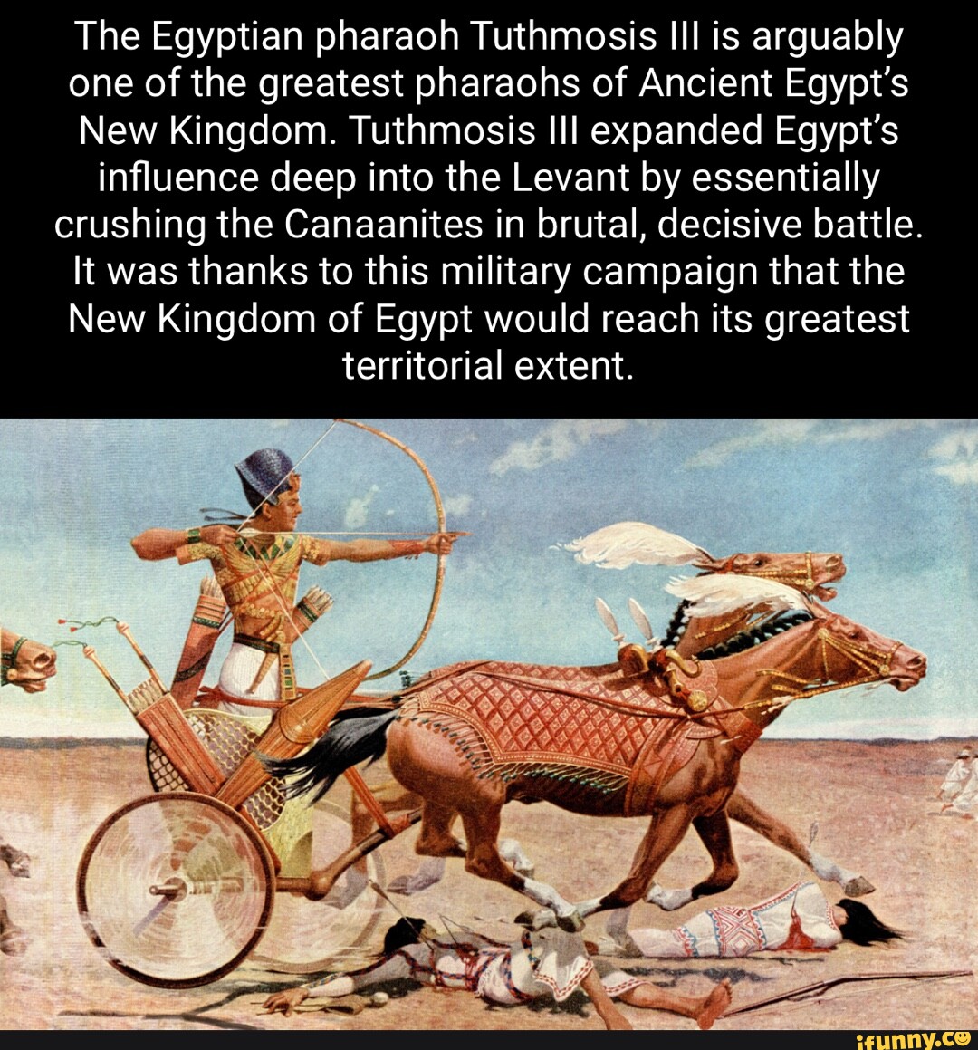 The Egyptian pharaoh Tuthmosis Ill is arguably one of the greatest ...