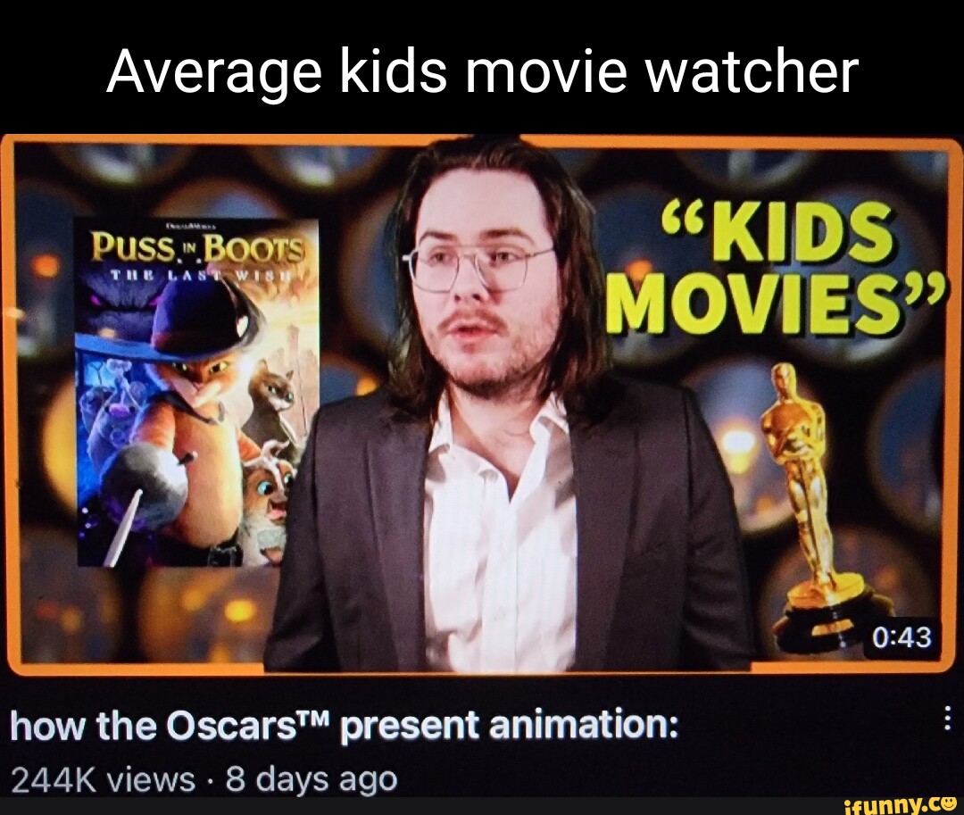 Average kids movie watcher how the present animation: 244K views - 8 ...