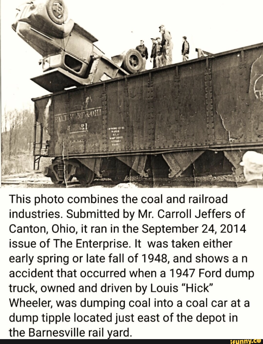 This photo combines the coal and railroad industries. Submitted by Mr ...