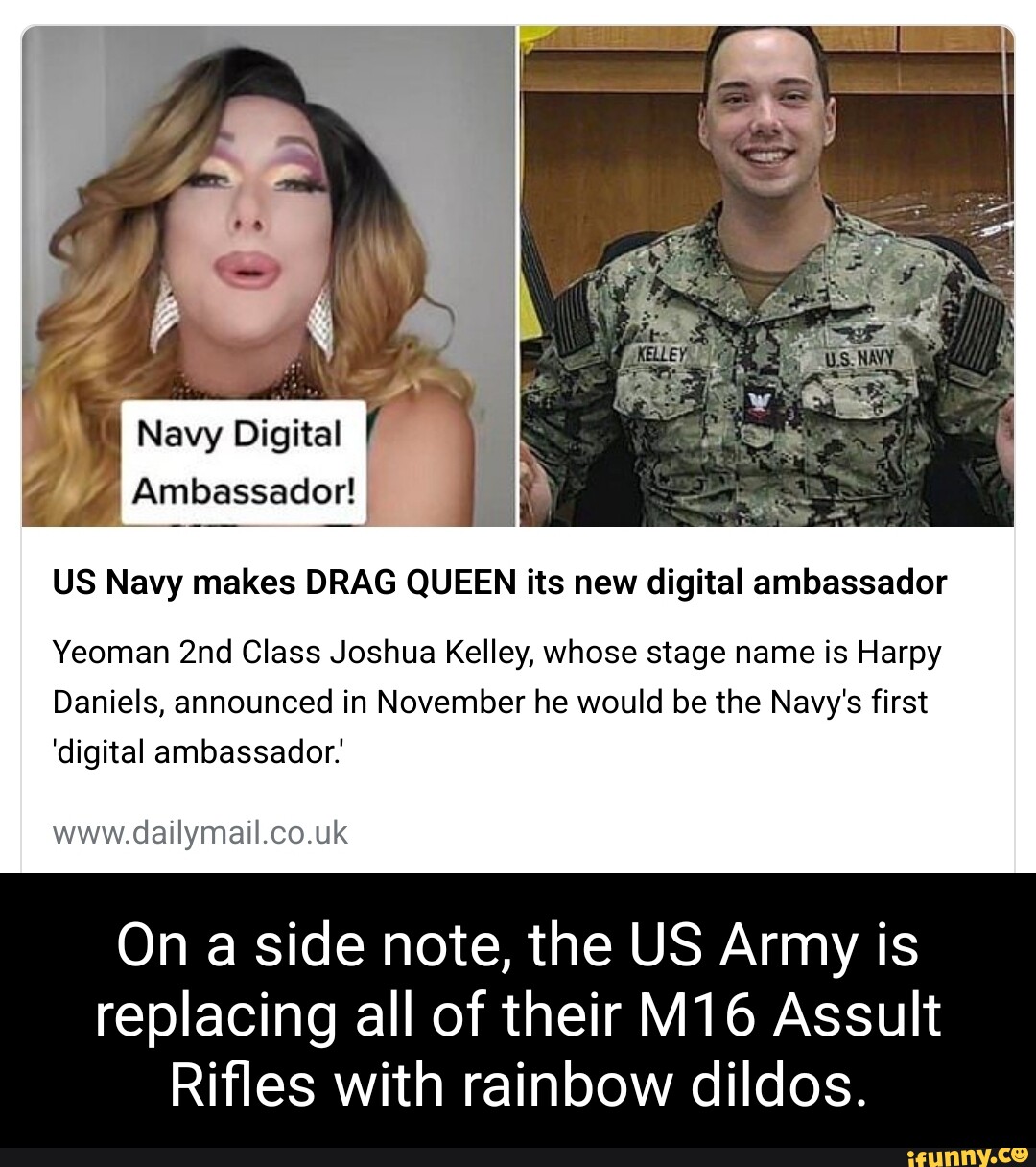 Navy Digital Ambassador! I US Navy makes DRAG QUEEN its new digital ...