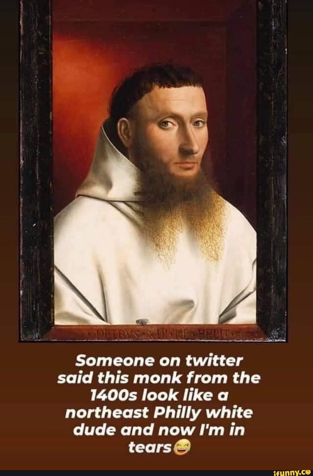 Someone on twitter said this monk from the 1400s look like a northeast ...