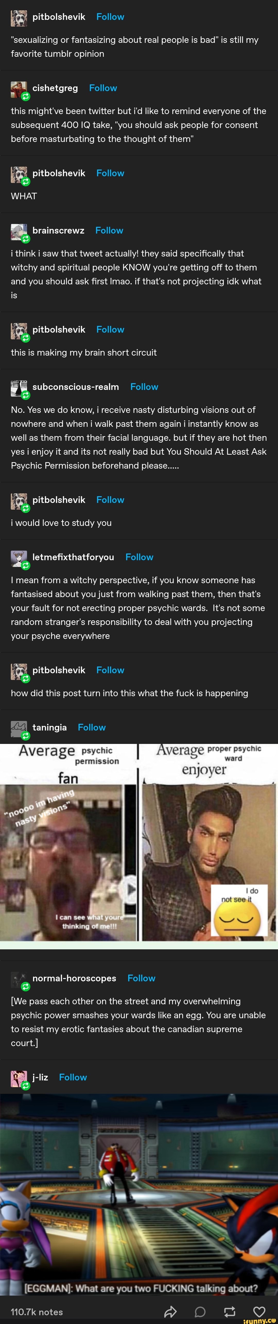 "sexualizing or fantasizing about real people is bad" is still my ...