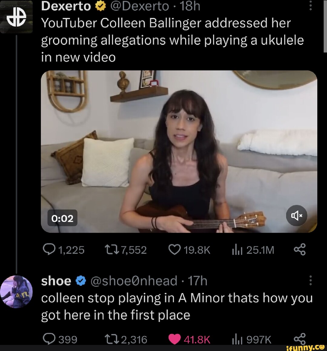 Dexerto @Dexerto YouTuber Colleen Ballinger addressed her grooming ...