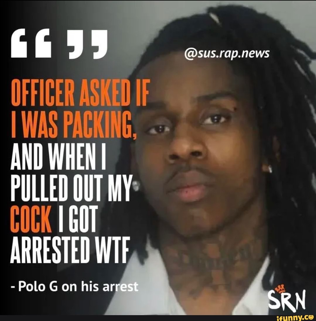 @sus.rap.news OFFICER ASKED IF WAS PACKING, AND WHEN I PULLED OUT MY CO ...