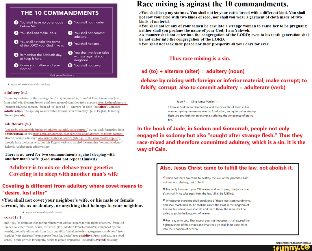 THE 10 COMMANDMENTS we @ %ou shall not mu @ shal not commit adultery ...