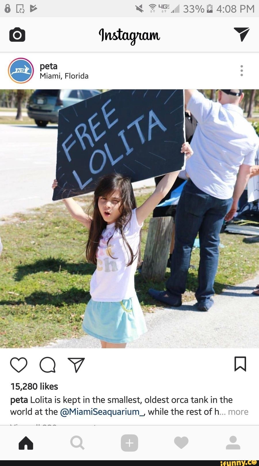 Peta Lolita is kept in the smallest, oldest orca tank in the world at ...