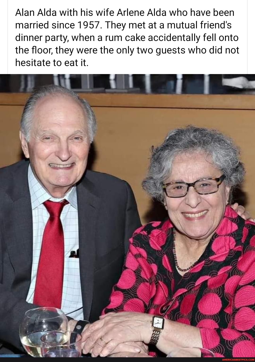 Alan Alda with his wife Arlene Alda who have been married since 1957 ...