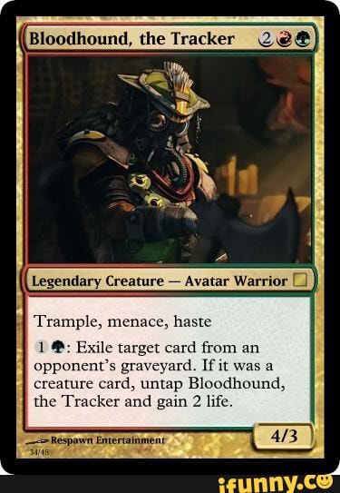 Bloodhound is on a warpath, and he uses what's left behind to remain ...