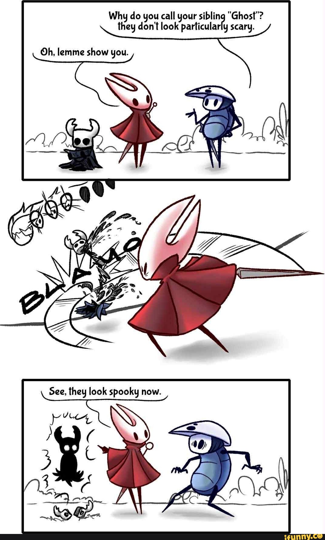 Why do you call your sibling "Ghost"? they don't look particularly ...