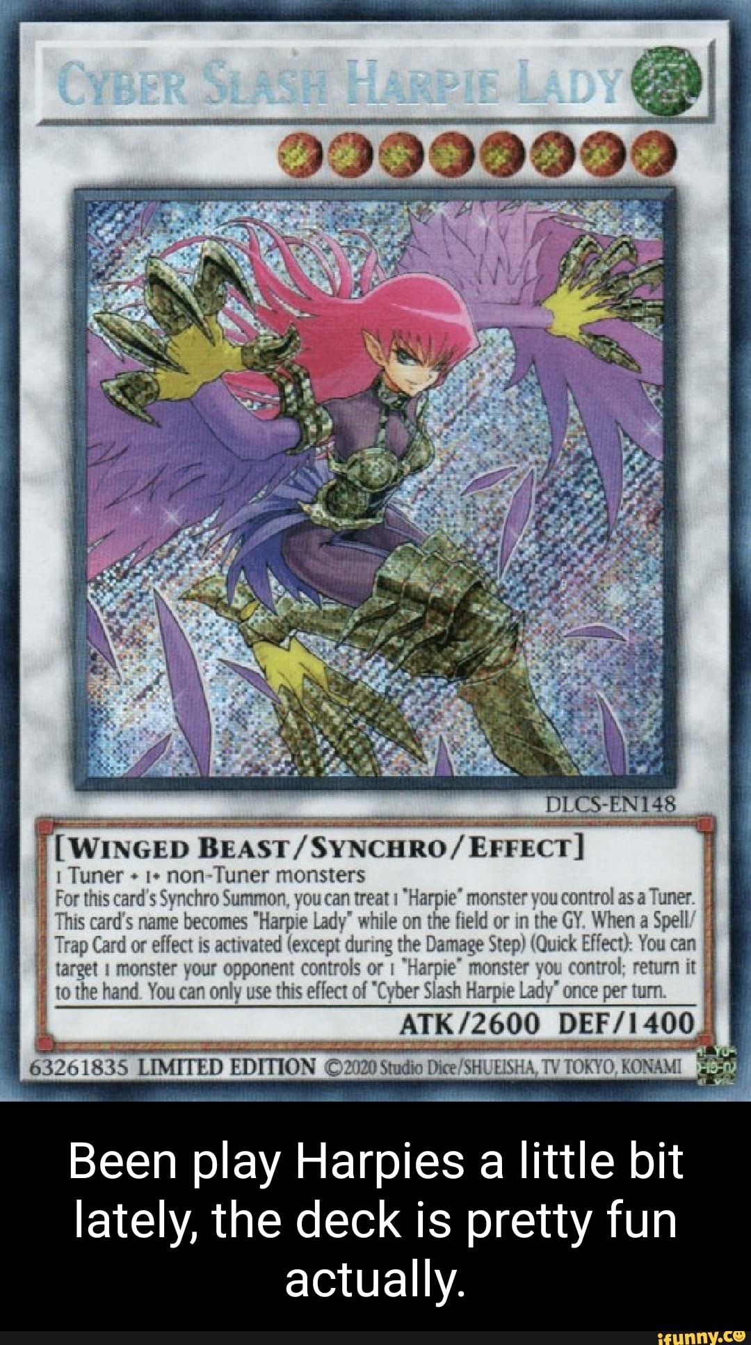 93990999 [WINGED BEAST/ SYNCHRO/ EFFECT] I Tuner 1* non Tuner monsters ...