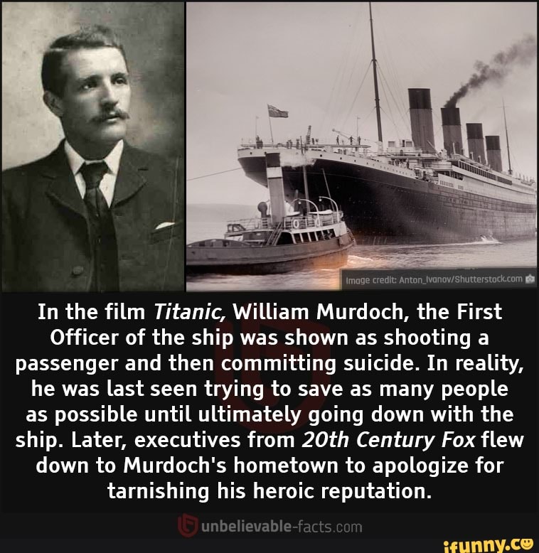 {mage credit: Anton. In the film Titanic, William Murdoch, the First ...