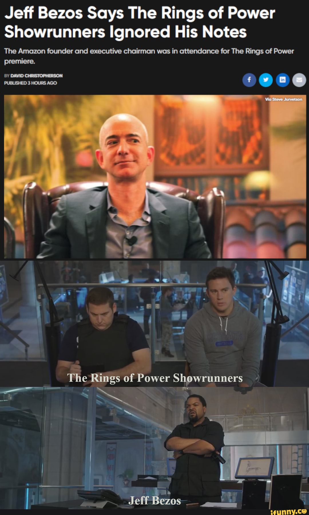 Jeff Bezos Says The Rings of Power Showrunners Ignored His Notes The ...