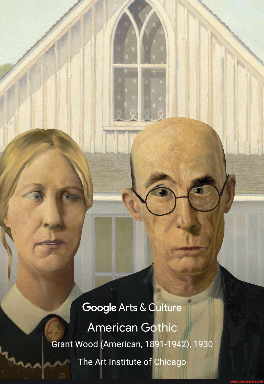 Google Arts & Culture American Gothic Grant Wood (American, 1891-1942 ...