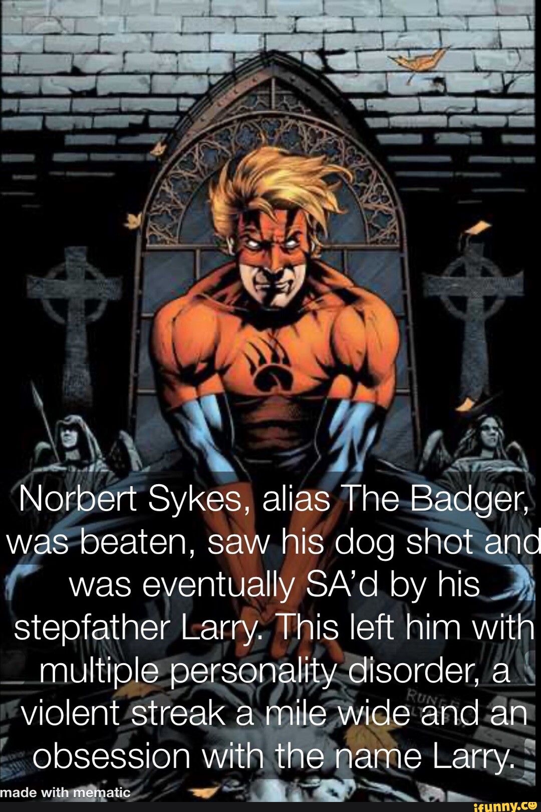 Norbert Sykes, alias The Badger, was beaten, saw his dog shot and was ...