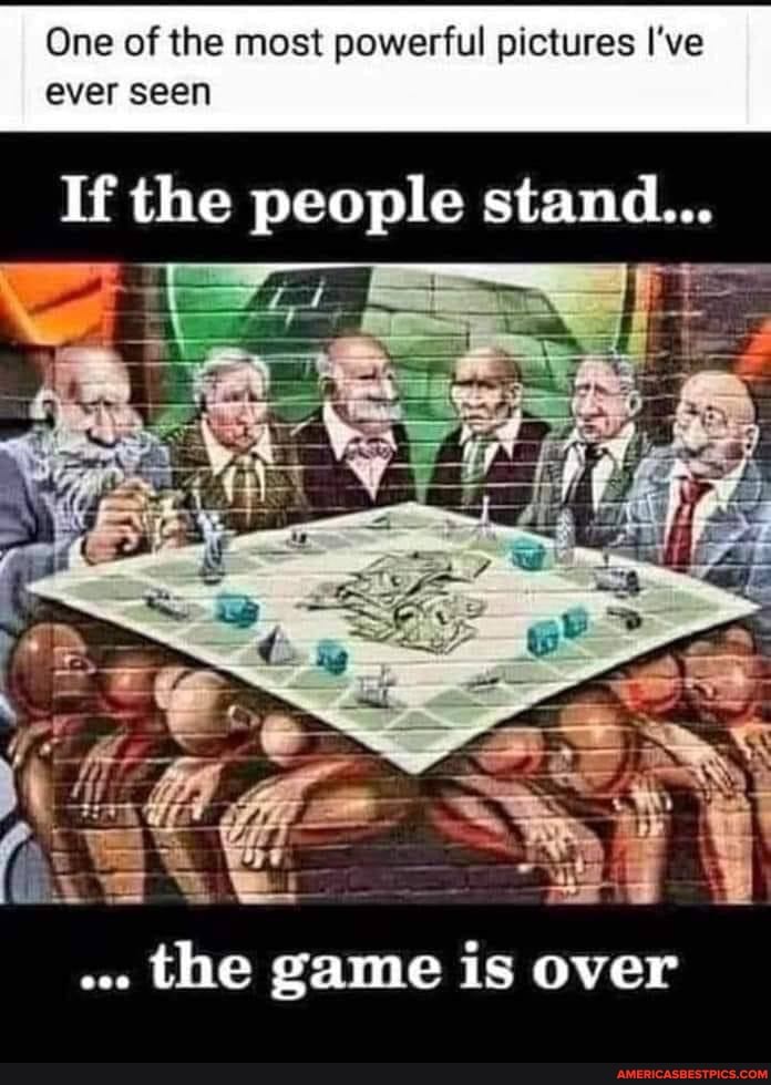 One of the most powerful pictures I've ever seen If the people stand ...