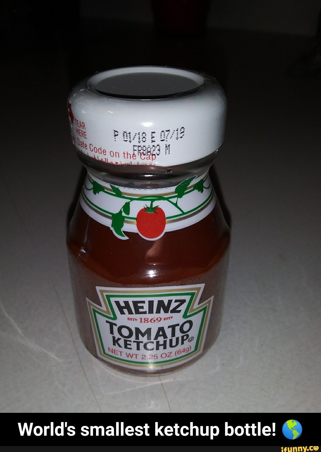 World's smallest ketchup bottle! - World's smallest ketchup bottle! 🌎 ...