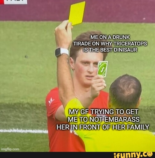 Yellow Card Memes Funny Football Birthday Card | A6 Football Pun Card