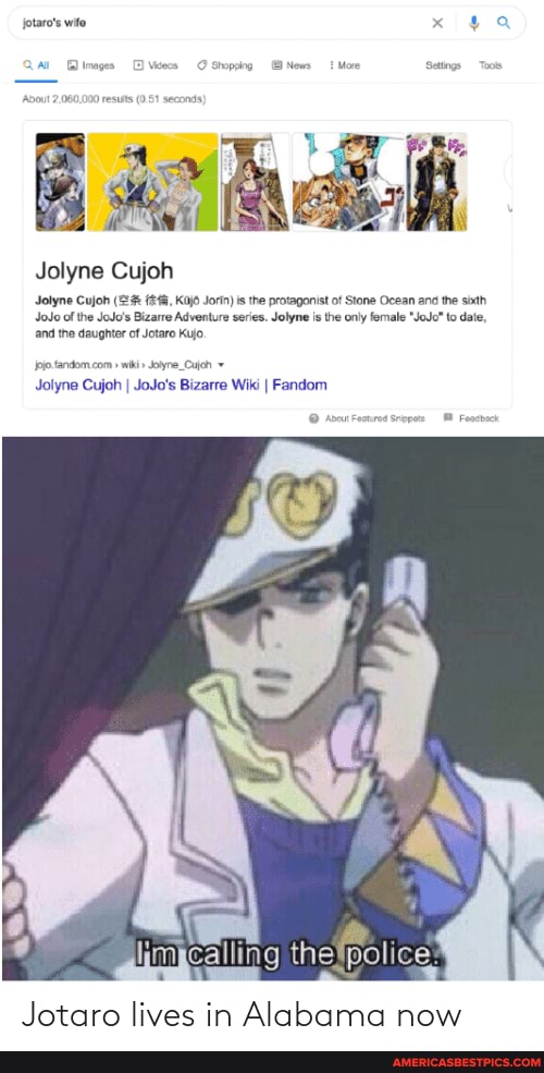 Jotaro lives in Alabama now - Jolyne Cujoh Jolyne Cujoh (24% Kaj Jorin ...
