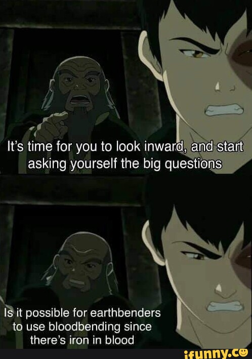 Time for you to look inward, anel star asking yourself the big ...