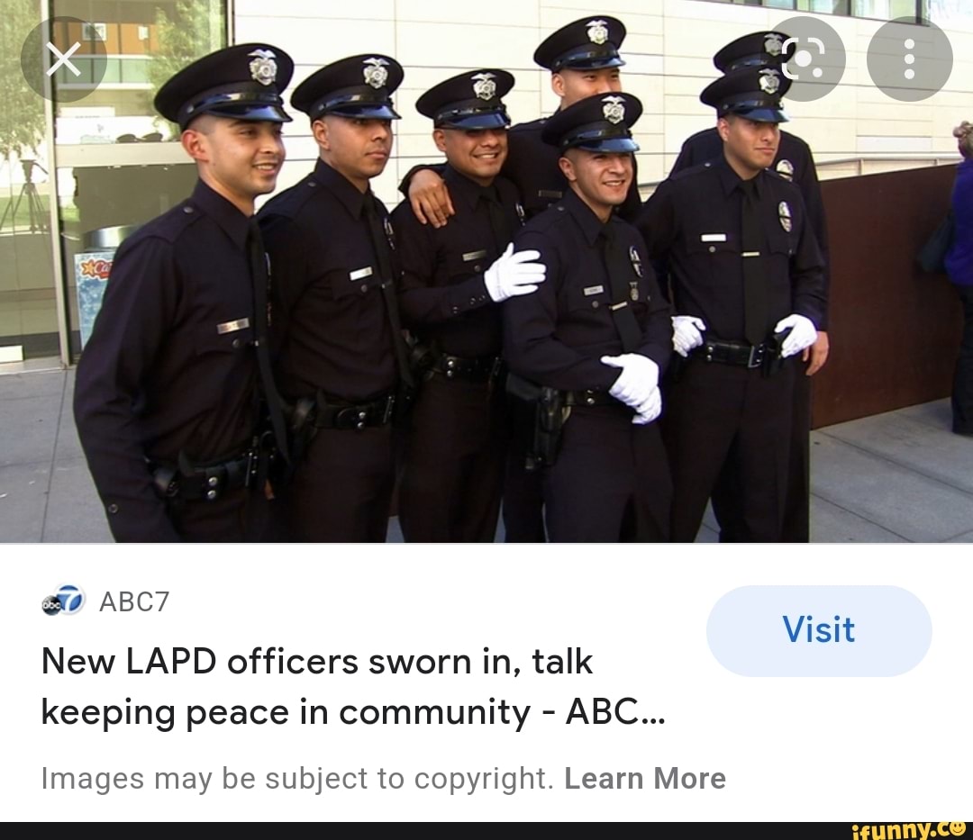 ABC7 Visit New LAPD officers sworn in, talk keeping peace in community ...