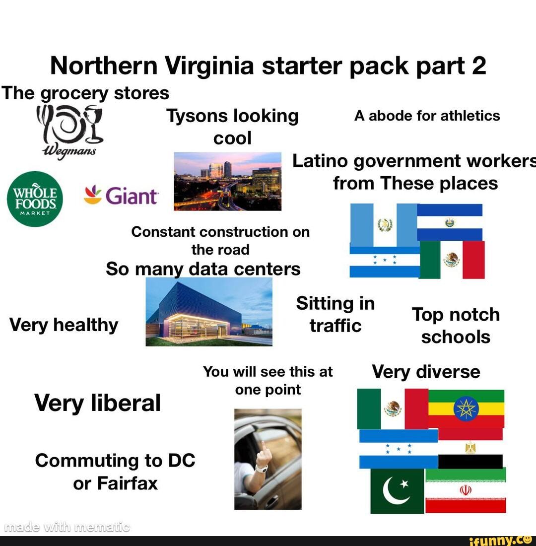 Northern Virginia starter pack part 2 The grocery stores ( Tysons ...