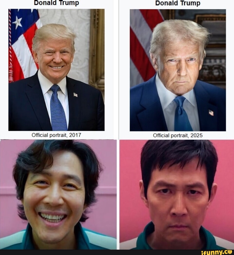 Donald Trump Official portrait, 2025 - iFunny