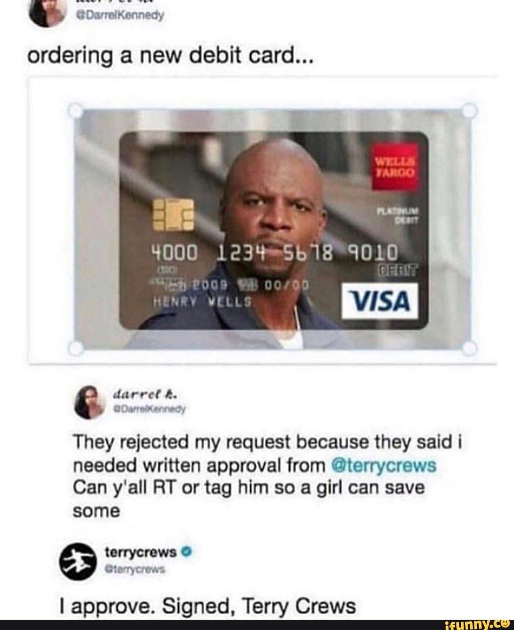 Ordering a new debit card... 4000 1L234eSb They rejected my request ...