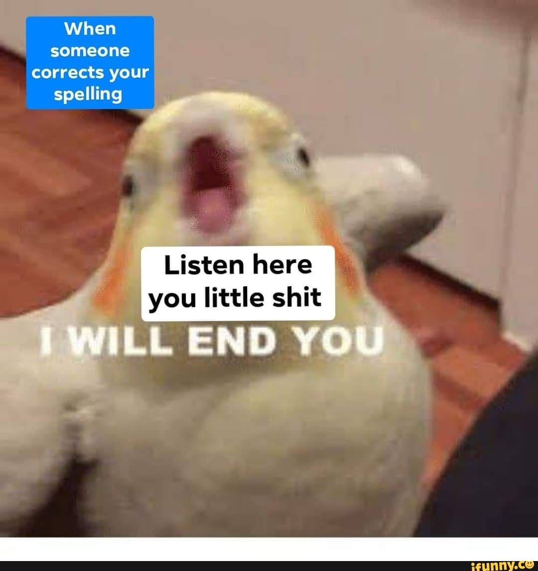 Listen here 7 you little shit - iFunny
