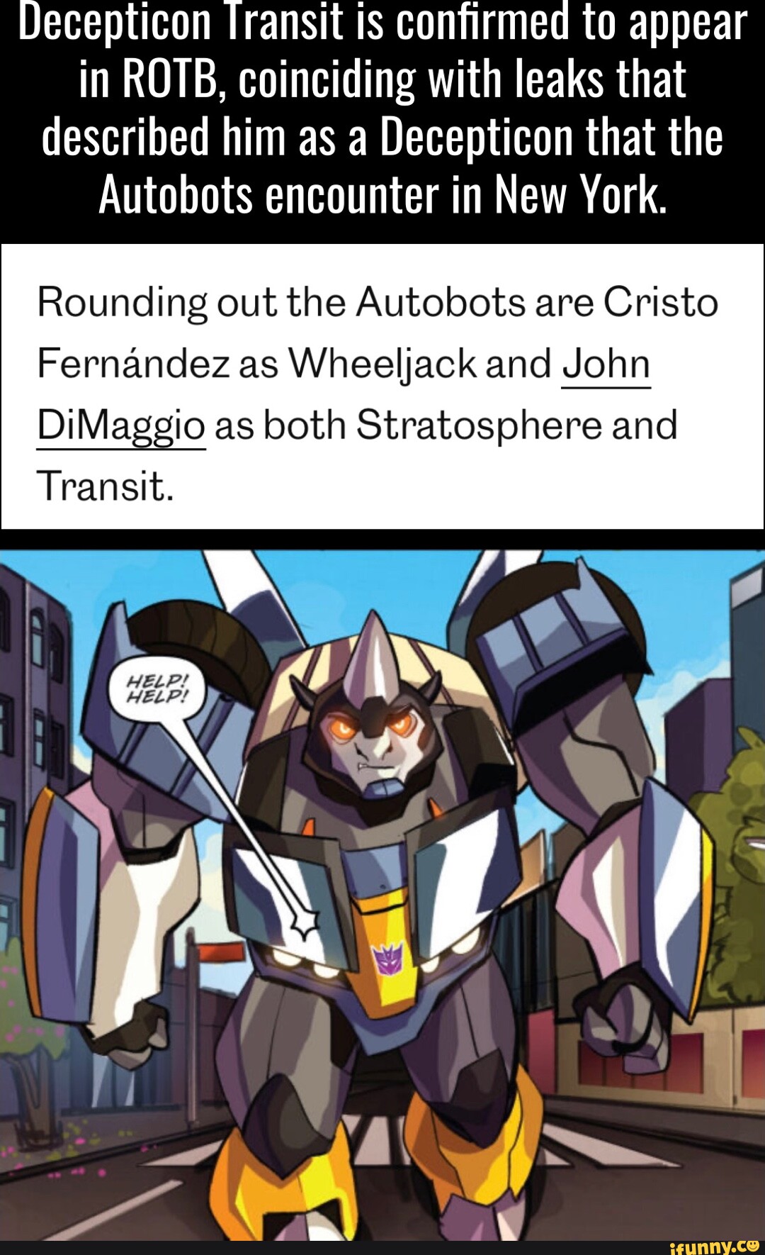 Vecepticon Iransit is confirmed to appear in ROTB, coinciding with ...