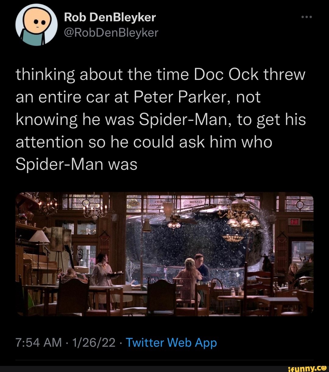 SS Rob DenBleyker @RobDenBleyker @RobDenBleyker thinking about the time ...