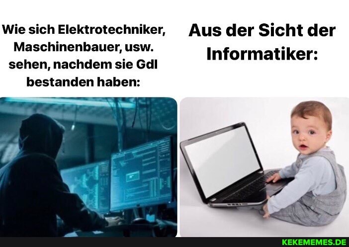 Wie sich Elektrotechniker, Aus der Sicht der Maschinenbauer, usw. sehen ...