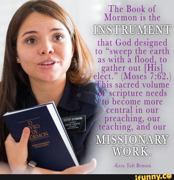The Book of Mormon is the JUN that God designed to "sweep the earth as ...