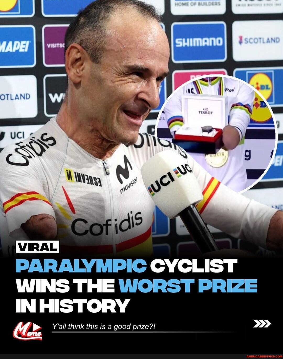 Ricardo Ten Argils The yearold Spanish athlete whohas both his arms ...