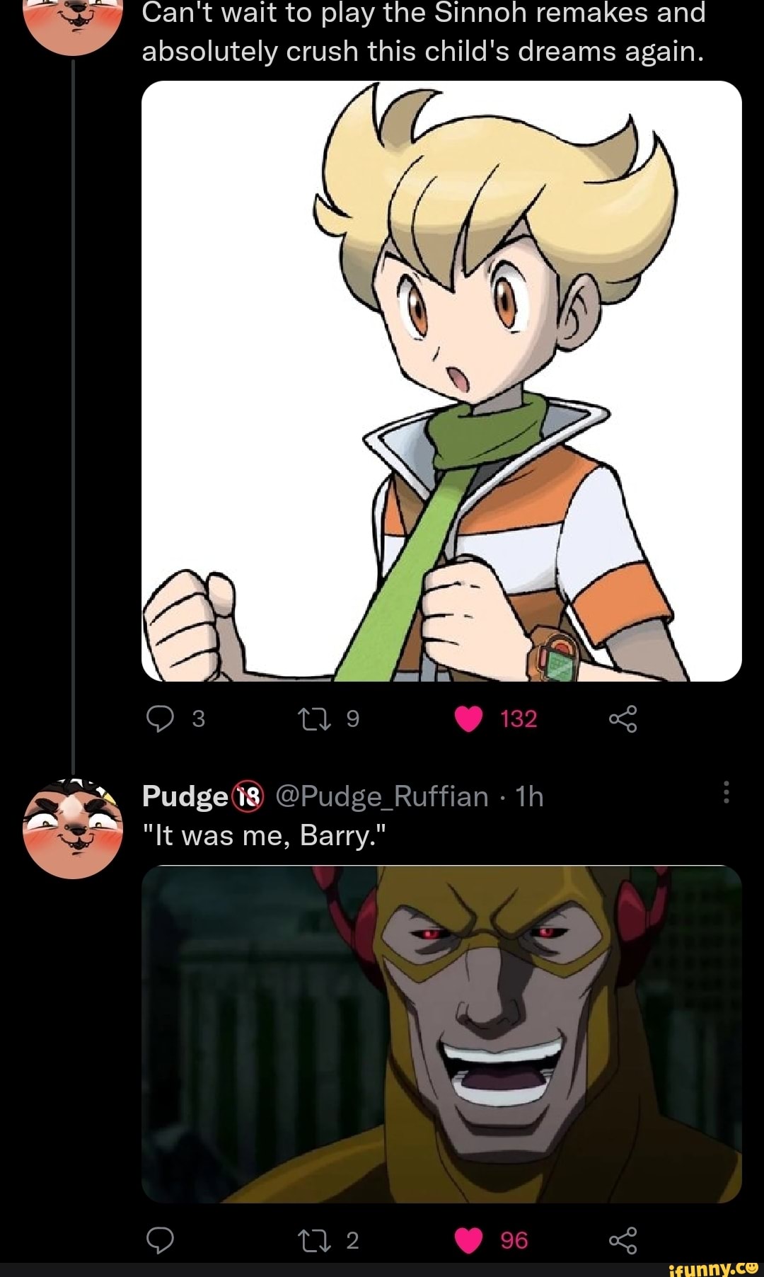 Cant wait to play the Sinnoh remakes and absolutely crush this child's ...