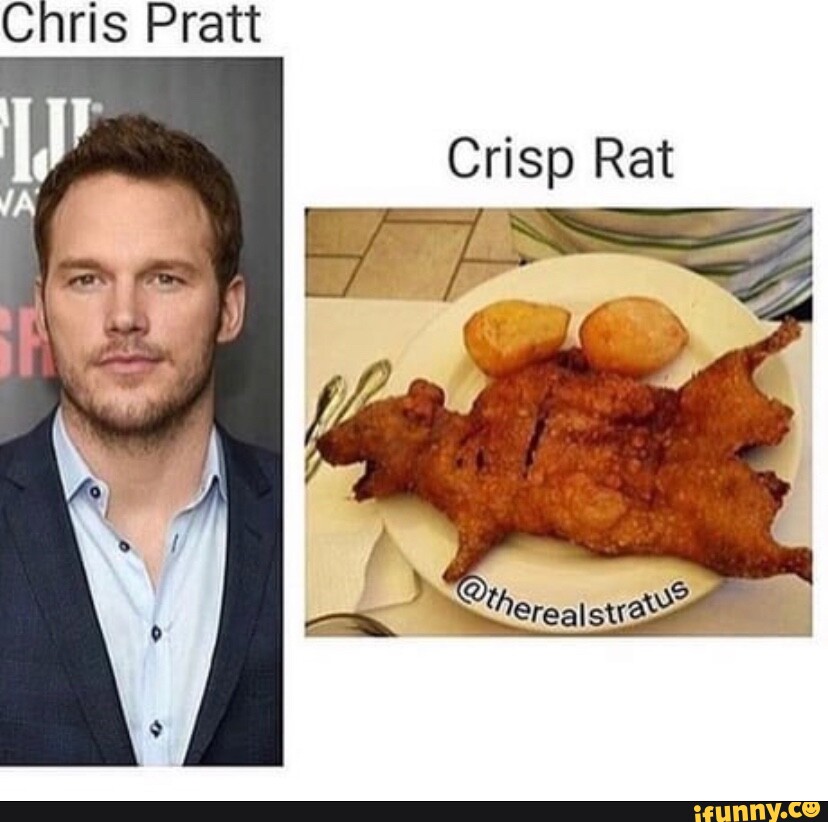 Chris Pratt Crisp Rat - iFunny