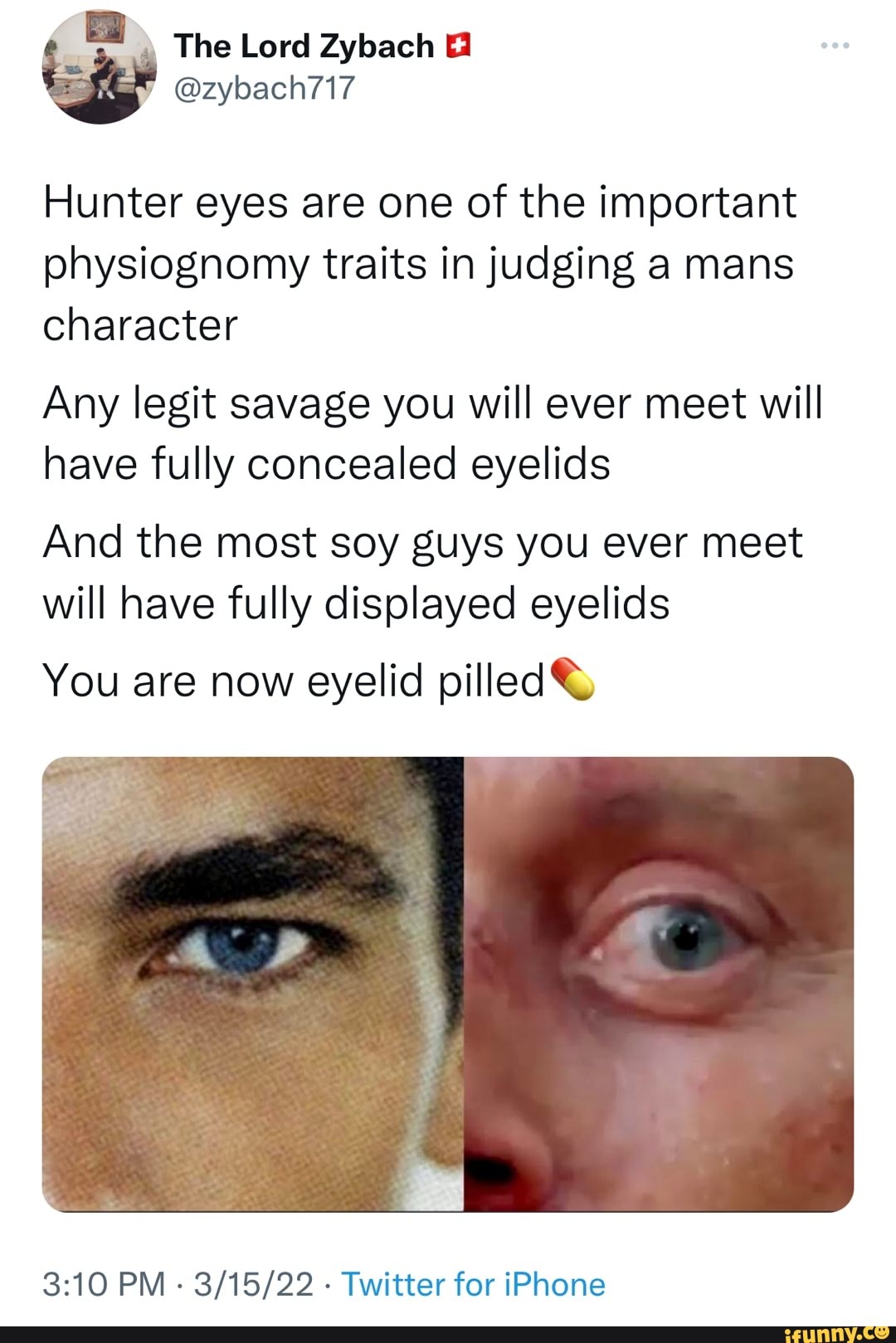 The Lord Hunter eyes are one of the important physiognomy traits in ...