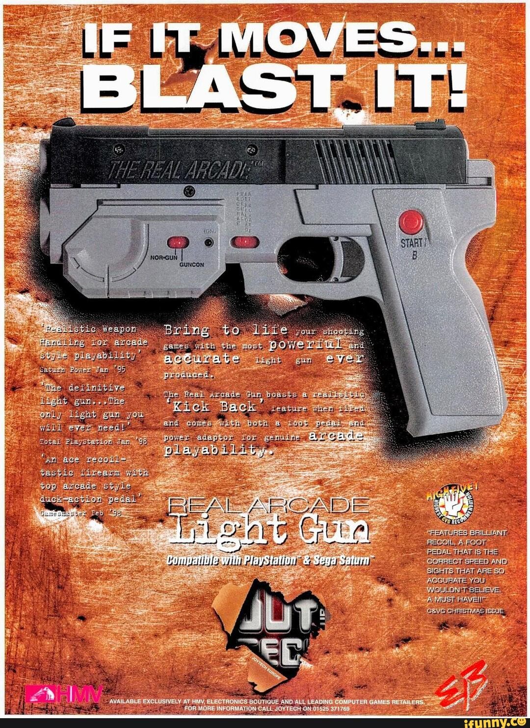 Joytech Real Arcade Light Gun - advert from videogames magazine in the ...