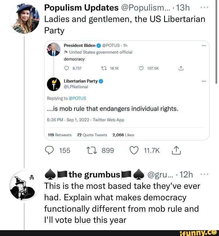 Populism Updates @Populism... - Ladies and gentlemen, the US ...