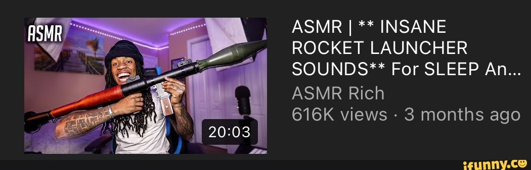 ASMR I INSANE ROCKET LAUNCHER SOUNDS** For SLEEP An... ASMR Rich 616K ...