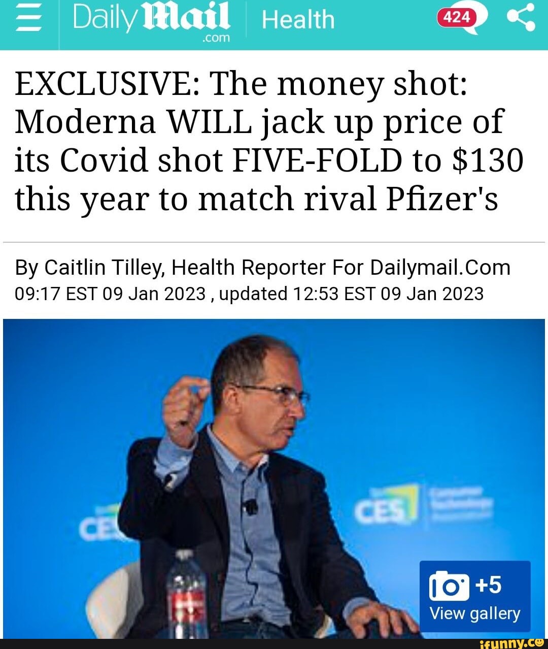 Daily Health EXCLUSIVE: The money shot: Moderna WILL jack up price of ...