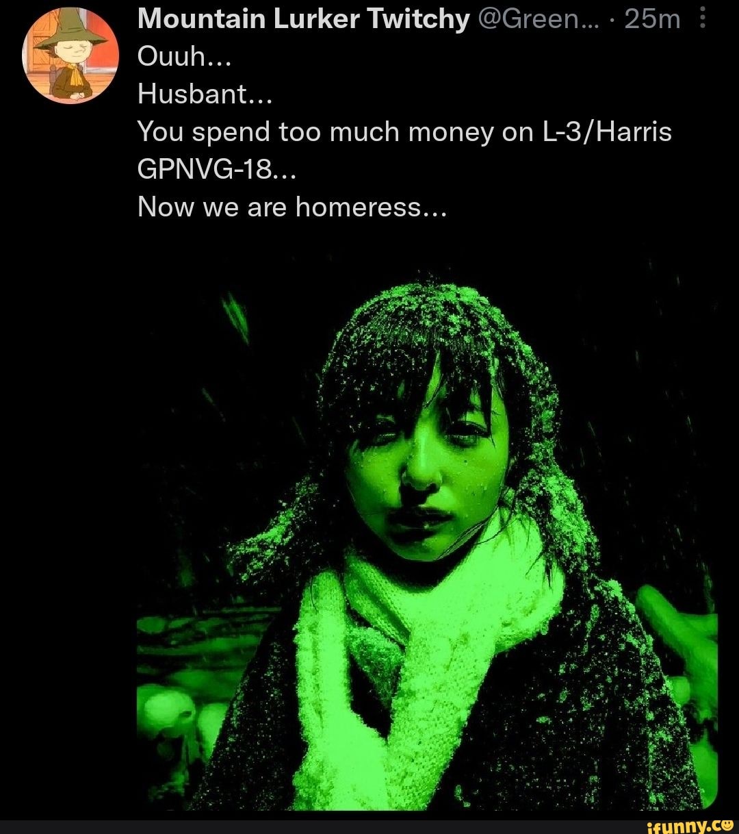 You spend too much money on Mountain Lurker Twitchy @Green... Ouuh ...