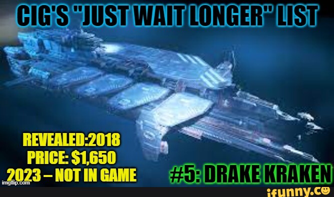 Top 10 Reasons NOT to buy concept ships - DRAKE KRAKEN, Be REVEALED ...