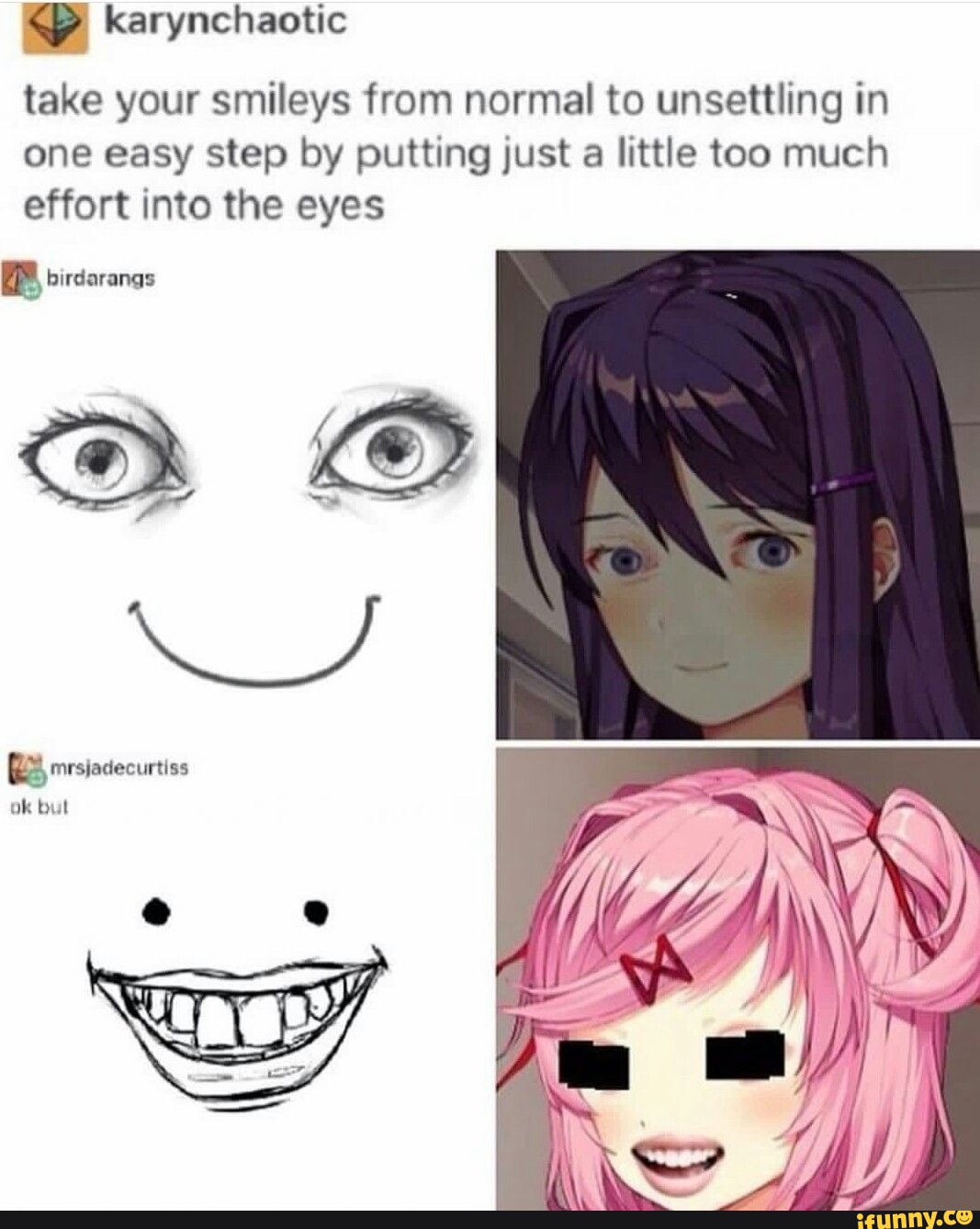 Take your smileys from normal to unsettling in one easy step by putting ...