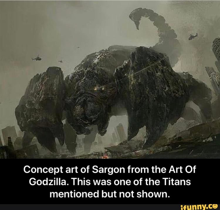 Concept art of Sargon from the Art Of Godzilla. This was one of the ...